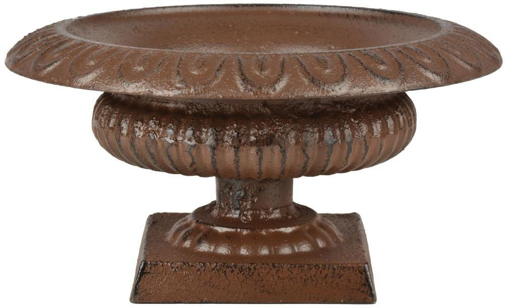 Esschert Antique Low (S) XH68 French Vase Planter Garden Flower Pot ...