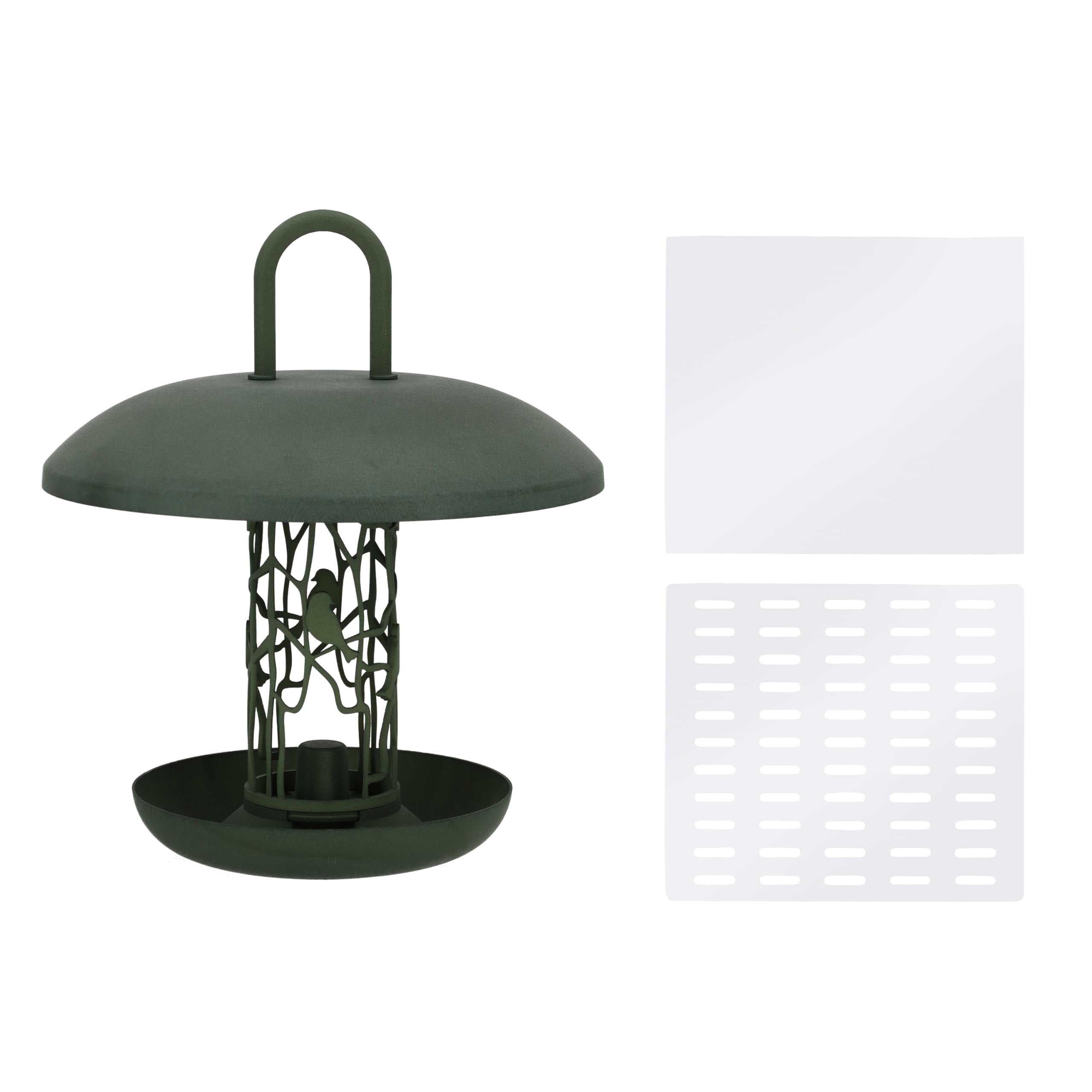 Esschert Design 3-in-1 Recycled Silo Feeder with Tray - Walmart.com