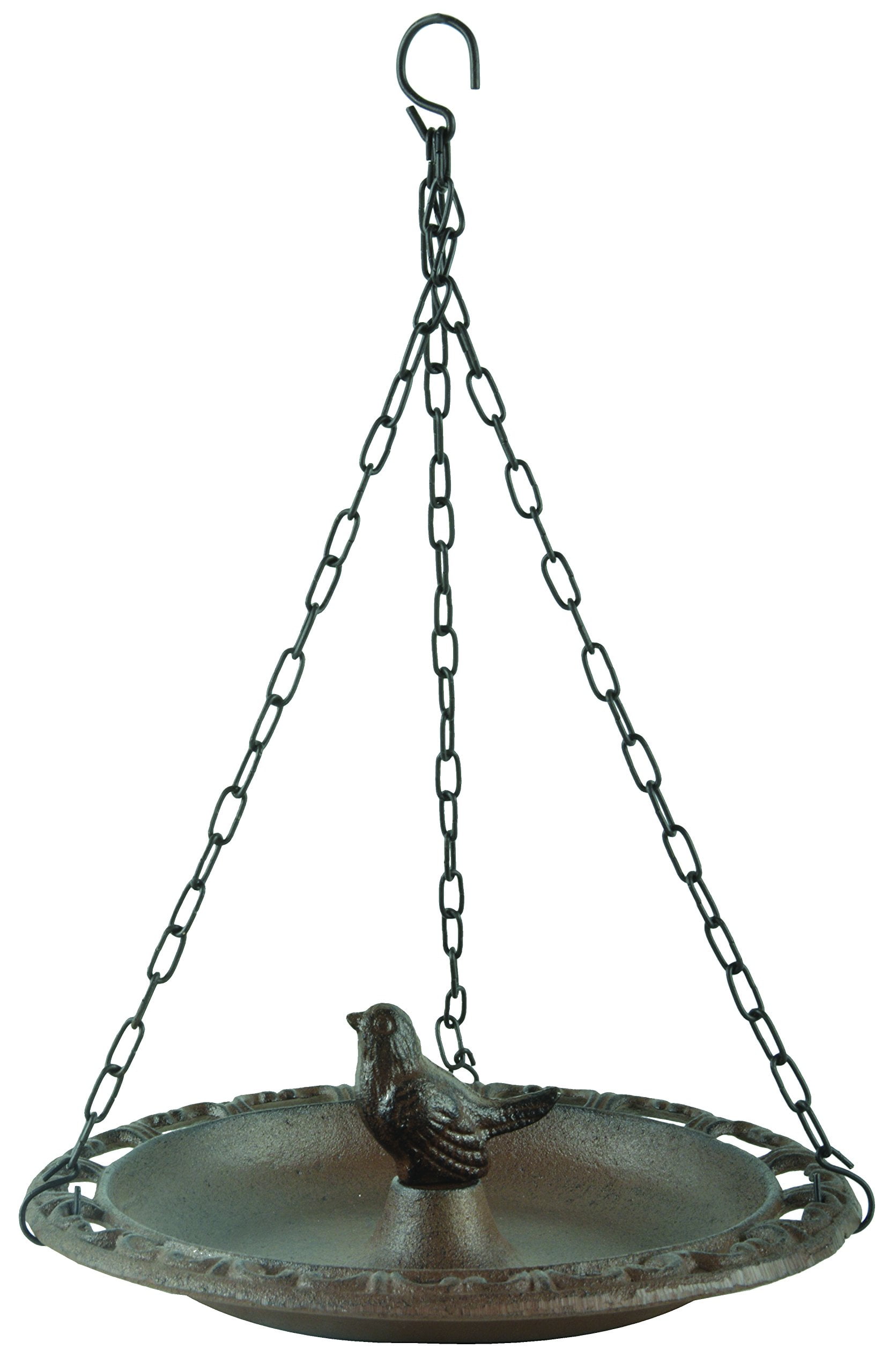 Esschert Design BR26 Series Wall Bird Feeder in Giftbox, Antique Brown ...