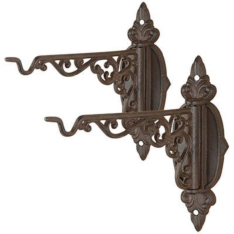 Esschert Design Cast Iron Long Swivel Hooks, Brown, 2 Pack - Walmart.com