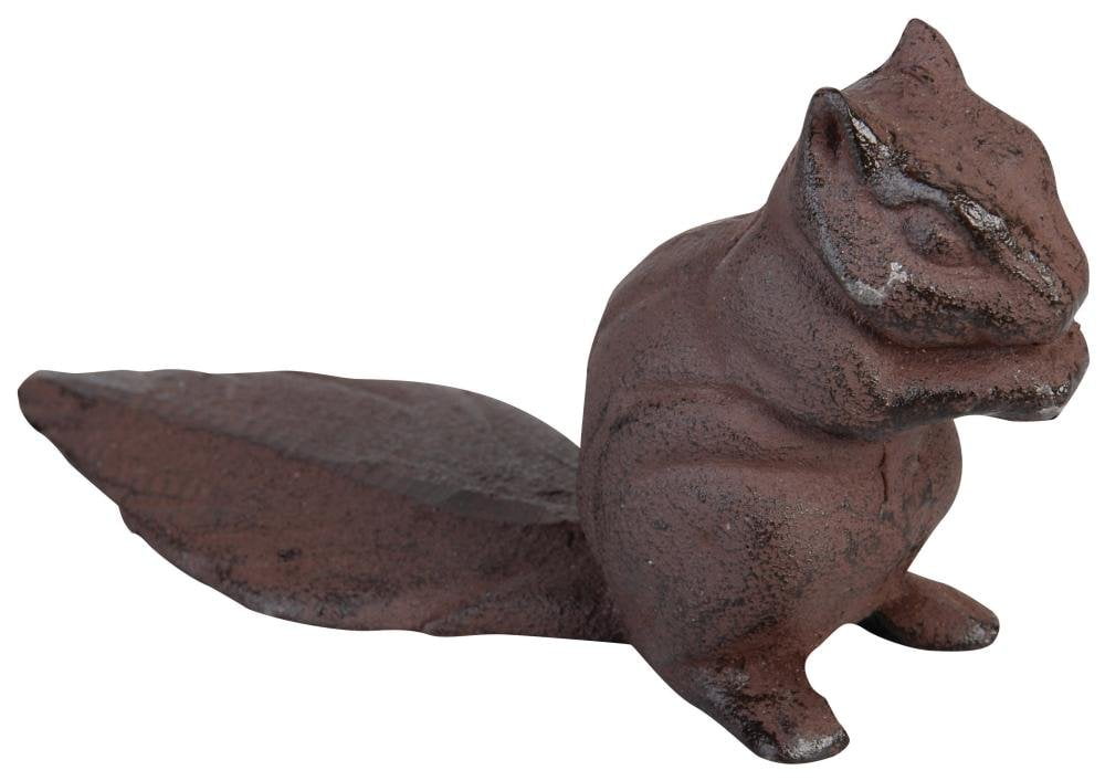 Esschert Design USA LH150 Cast Iron Squirrel Sculpture Doorstop ...