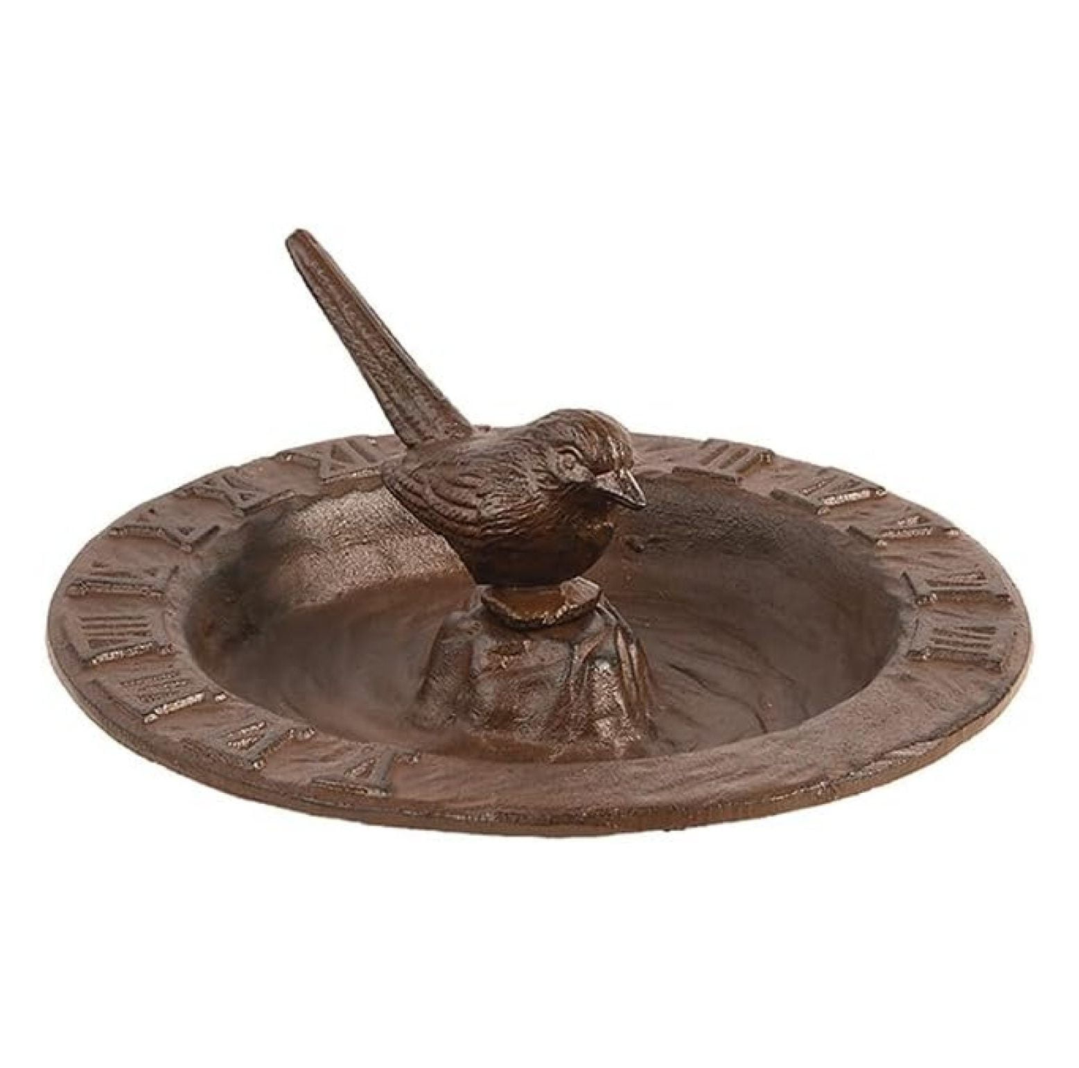 Esschert Design Cast Iron Sundial Bath, Brown, 9.5" Dia. - Walmart.com