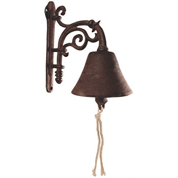 Esschert Design DB40 Cast Iron Decorative Doorbell, 7.5"L x 4.3"W ...