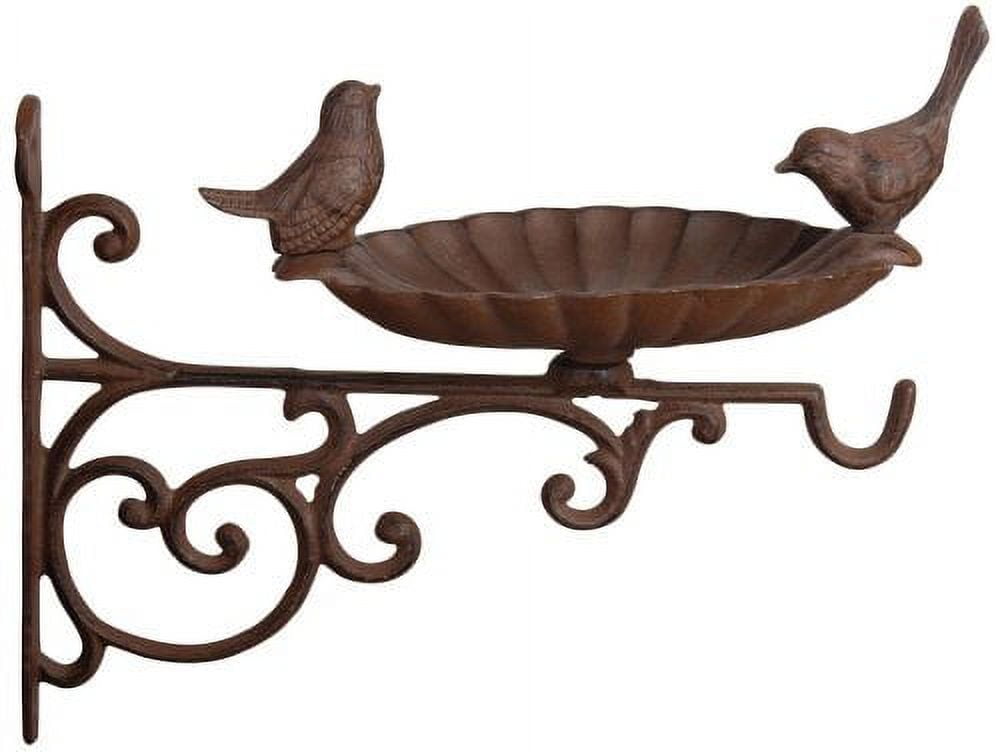 Esschert Design FB163 Cast Iron Birdbath with Bracket - Walmart.com