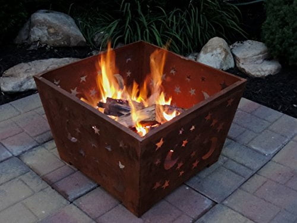 Esschert Design FF1004 Star and Moon Fire Basket - Walmart.com