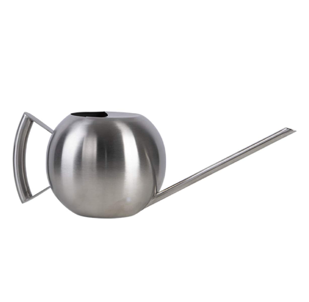 Esschert Design Modern Style Round Watering Can, Stainless Steel ...