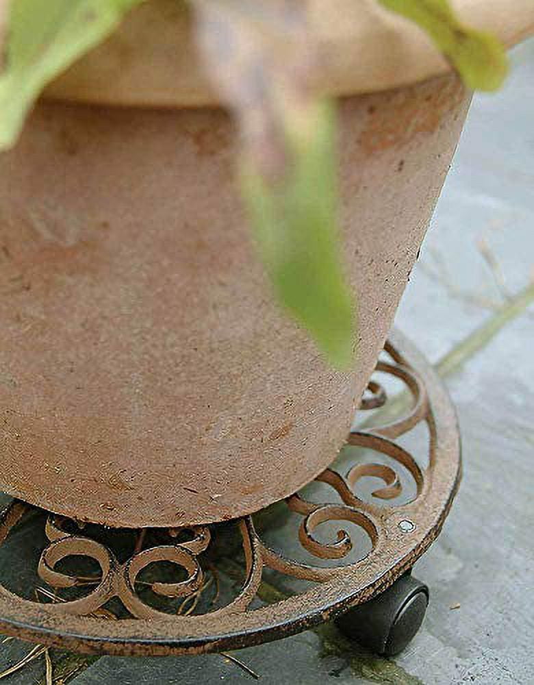 Esschert Design Plant Trolley - Round Cast Iron - Walmart.com