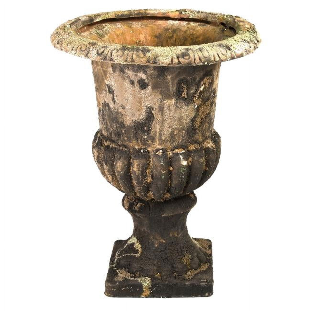 Esschert Design SSCH132 Ceramic French High Urn with Unique Patina ...