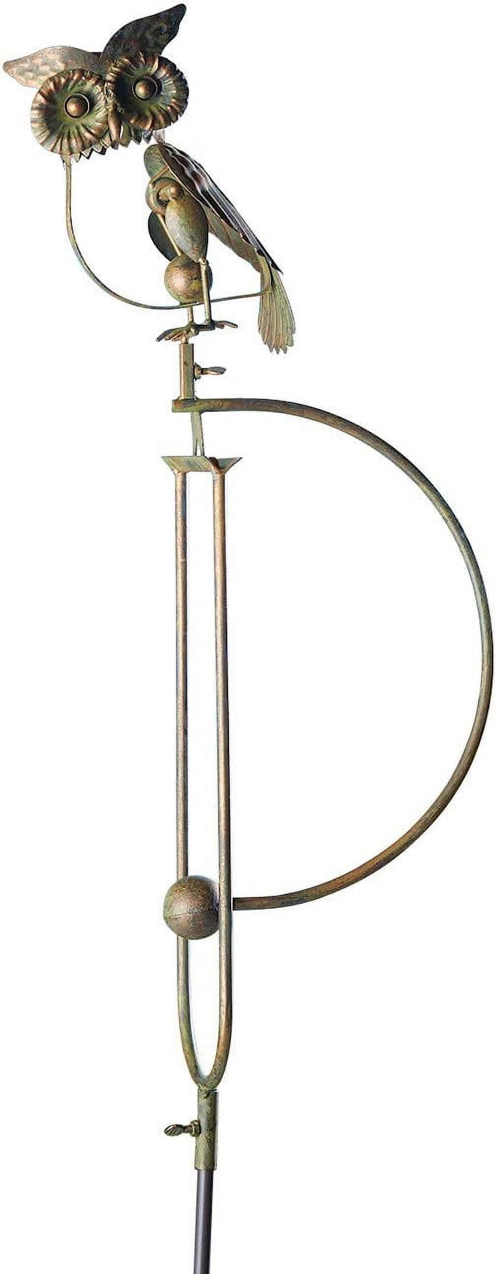 Esschert Design Staked Steel Owl Rocker, 55" H - Walmart.com