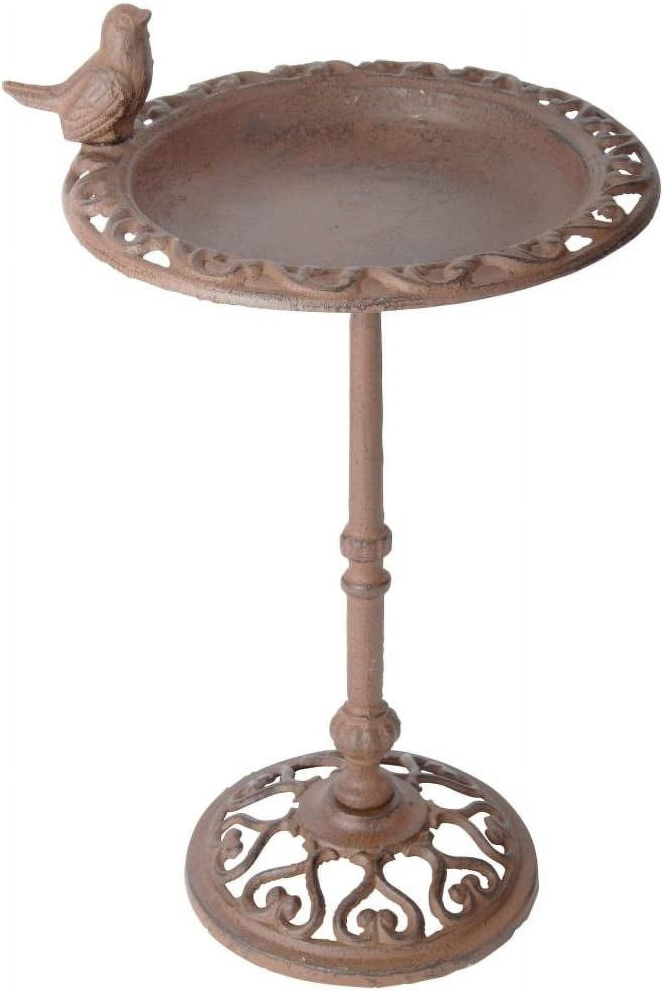 Esschert Design USA FB165 Cast Iron Standing Bird Bath - Walmart.com