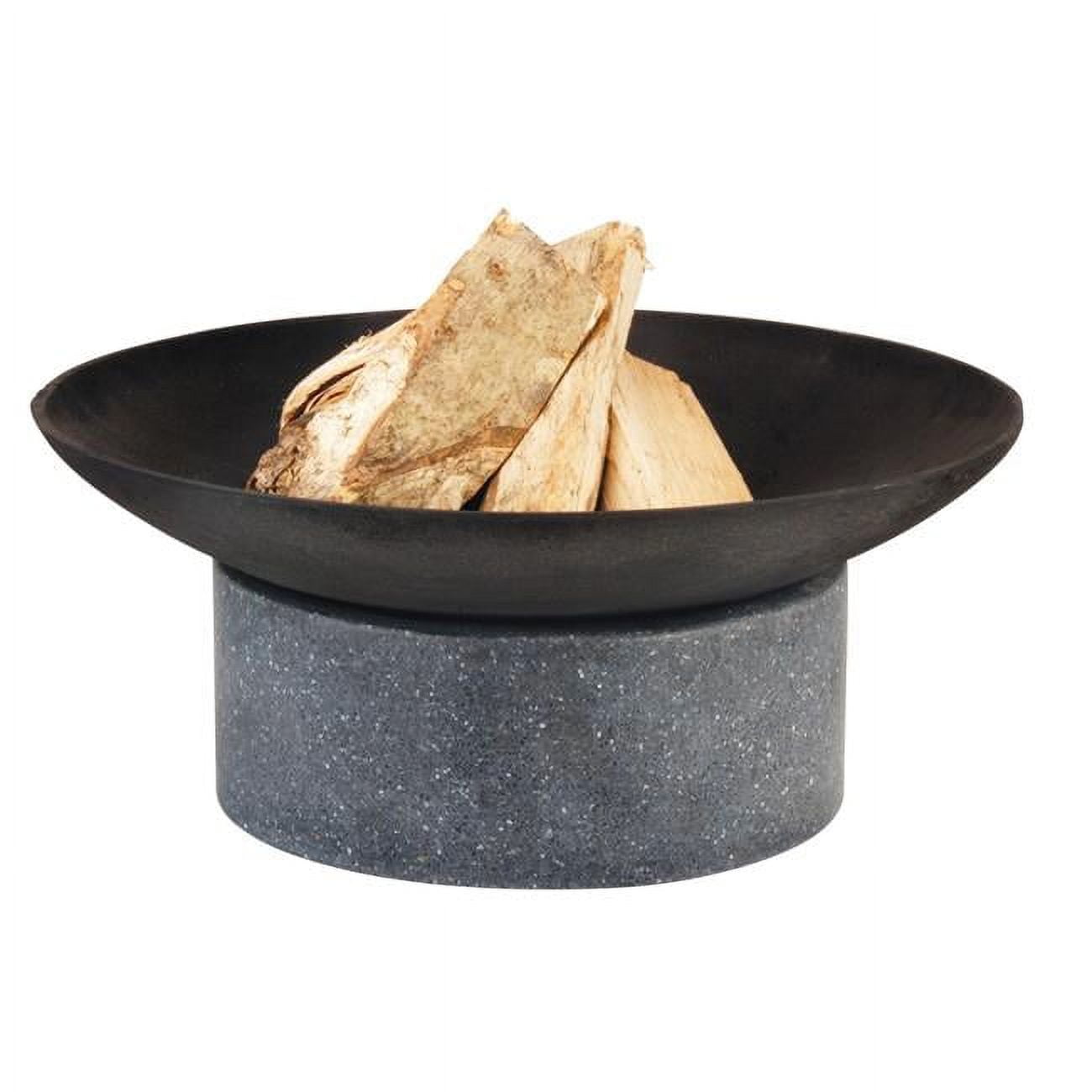 Esschert Design USA FF136 Cast Iron Fire Bowl on Granito Ring Base ...