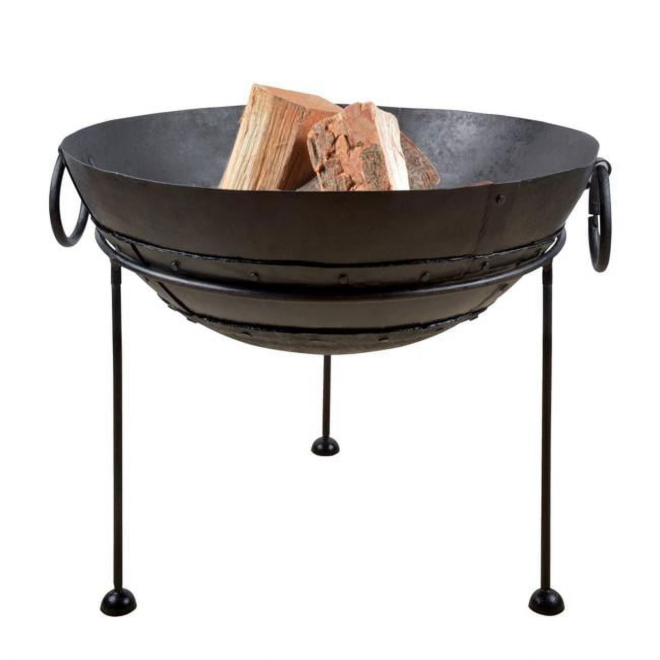 Esschert Design USA FF246 Reclaimed Metal Fire Bowl with Long Legs ...