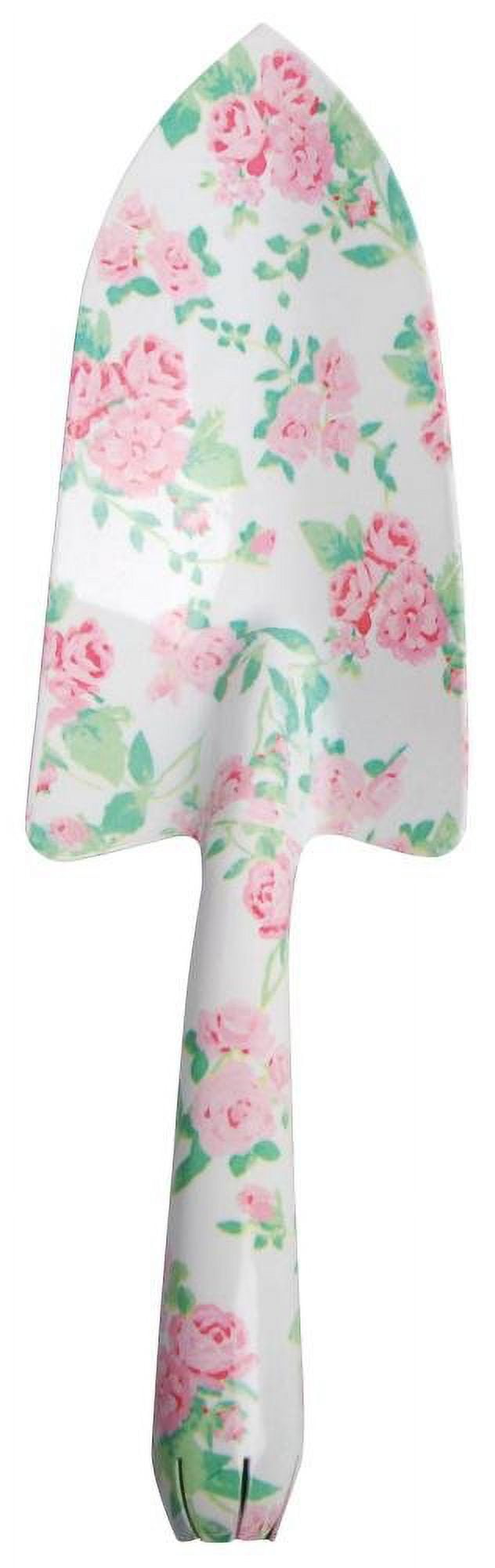 Esschert Design USA Rose Print Galvanized Steel Garden Trowel - Walmart.com