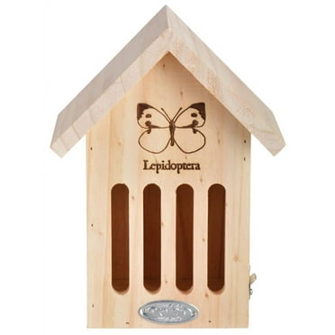 Navaris Wooden Butterfly Habitat, Pinewood Insect House, Garden Shelter ...
