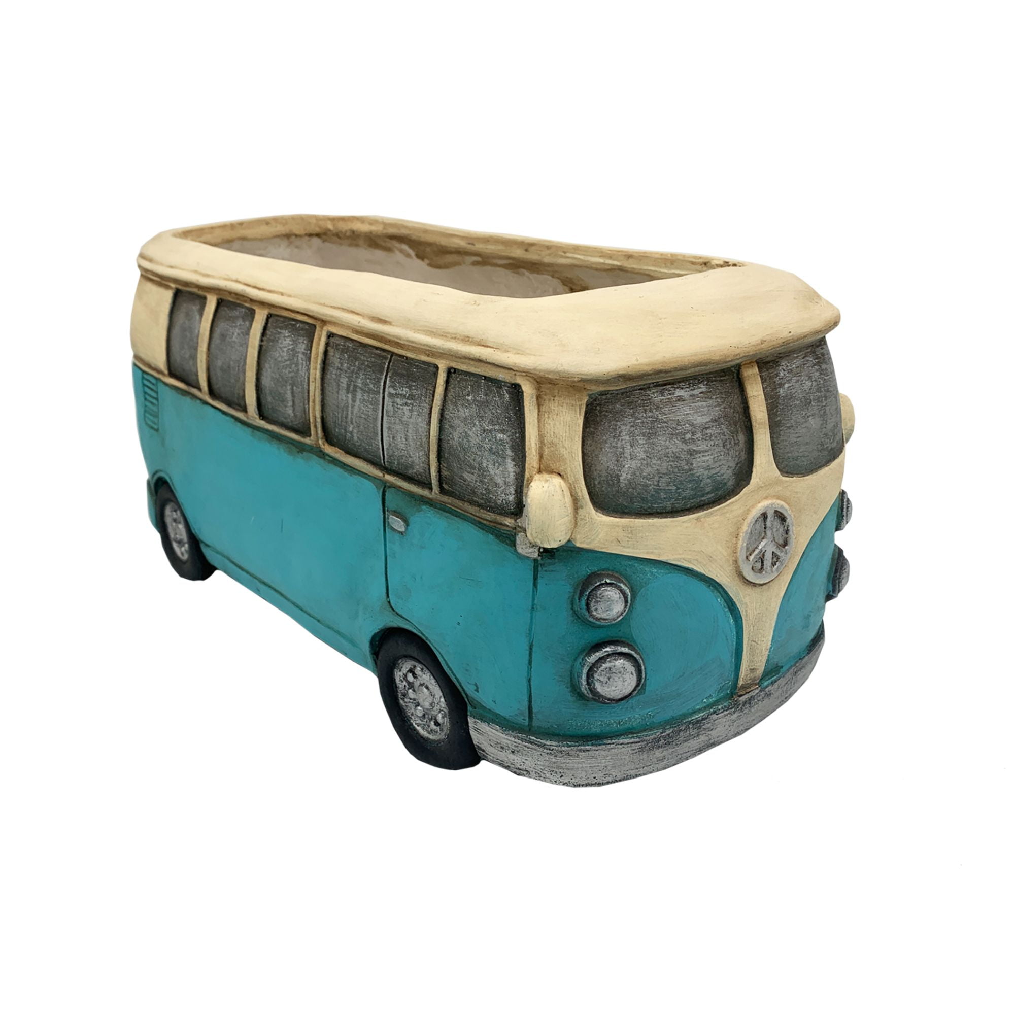 Esschert Design ZYCT273 16.1 in. Van MGO Planter, Blue - Walmart.com