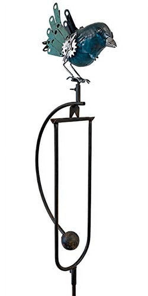 Esschert Staked Metal Mechanical Bluebird Rocker, 54" H - Walmart.com