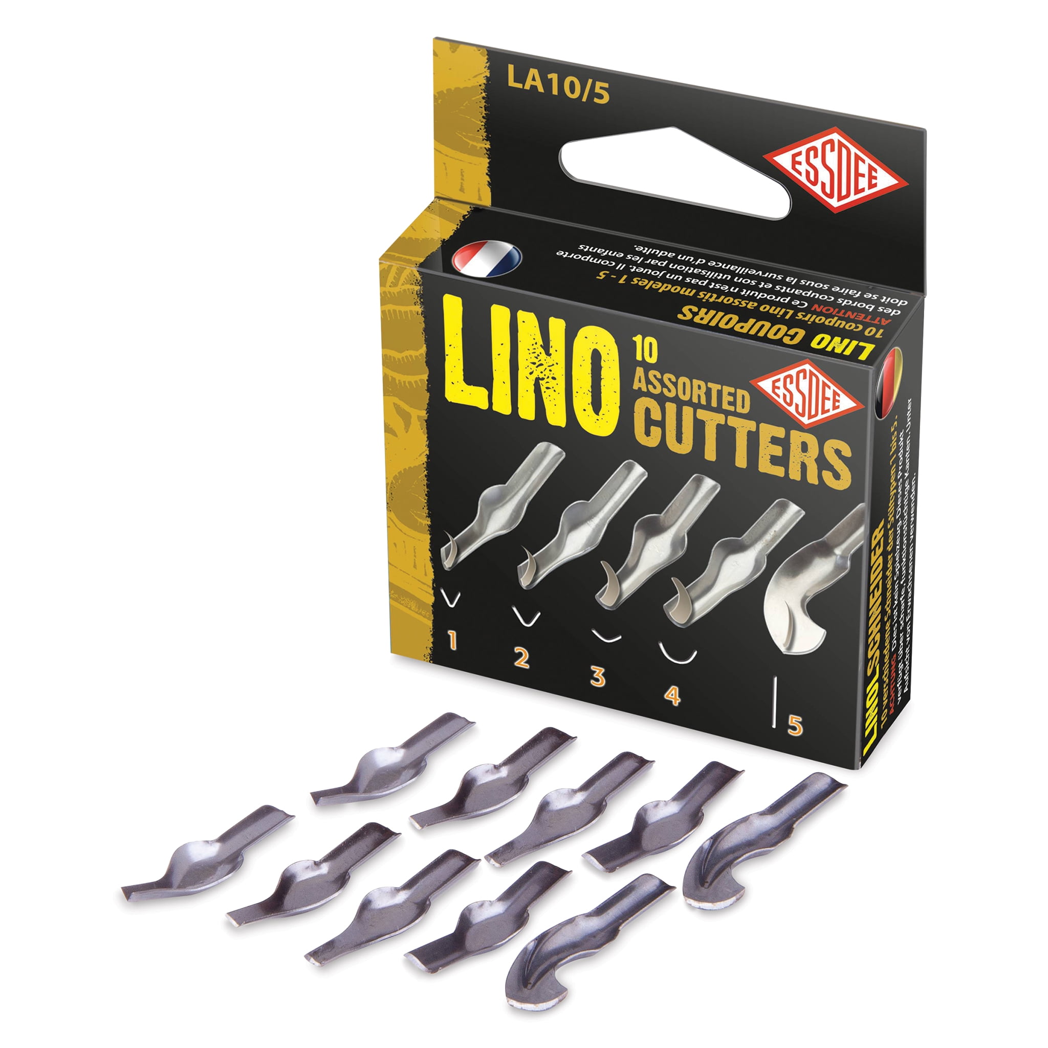Essdee Lino Cutter Blades - #1 - #5, Pkg of 10 - Walmart.com