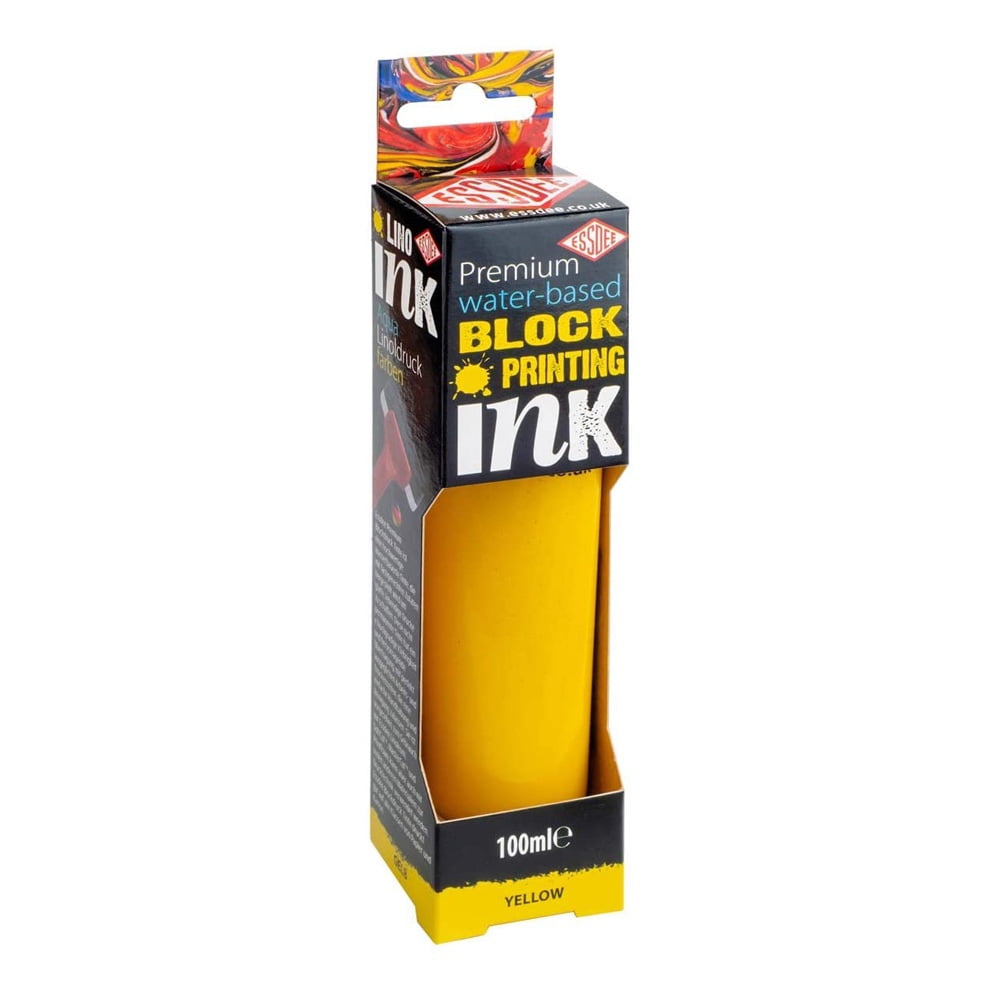 Essdee Premium Water-Based Block Printing Inks - Brilliant Yellow, 100 ...