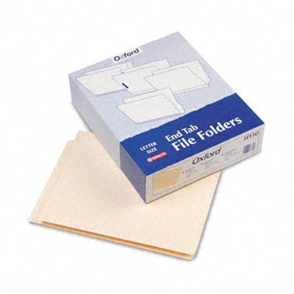Esselte Pendaflex End Tab Folders Straight Cut One Ply - Manila ...