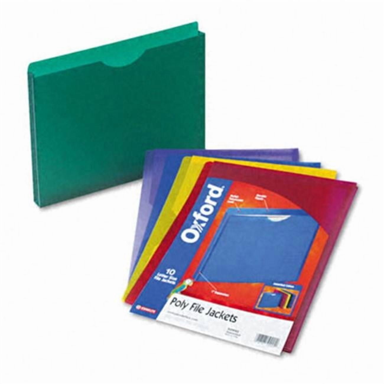 Esselte Pendaflex Expanding File Jackets Ltr Poly BL/GR/Purple/Red/YW ...
