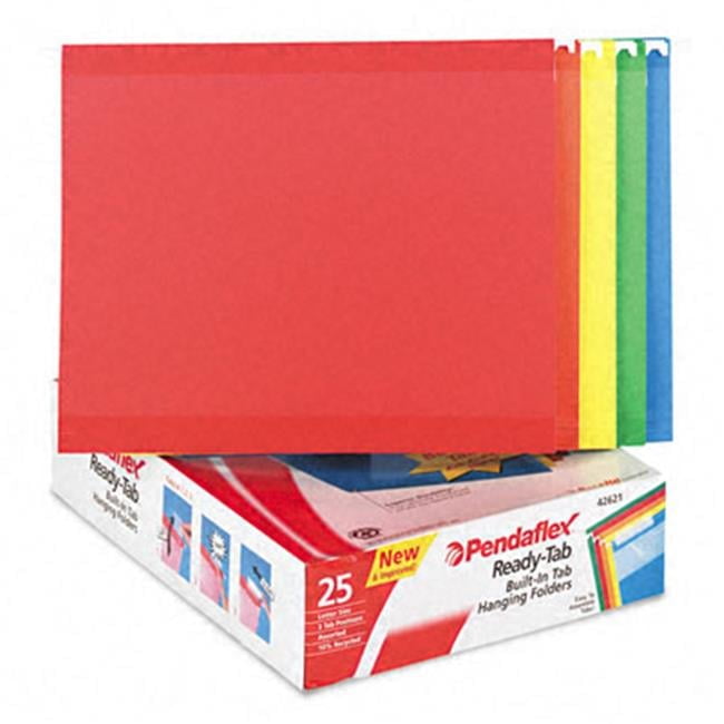 Esselte Pendaflex Ready-Tab Reinforced Hanging Folders 1/3 Tab Letter ...