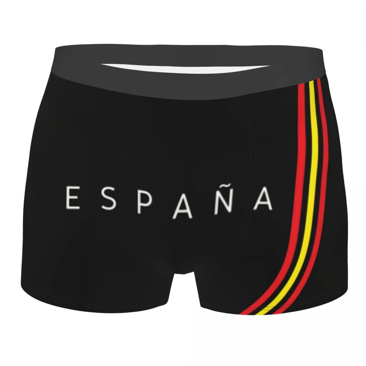 Essence Of Spain Map Flag Boxer Shorts For Men 3D Printed Male Spanish ...