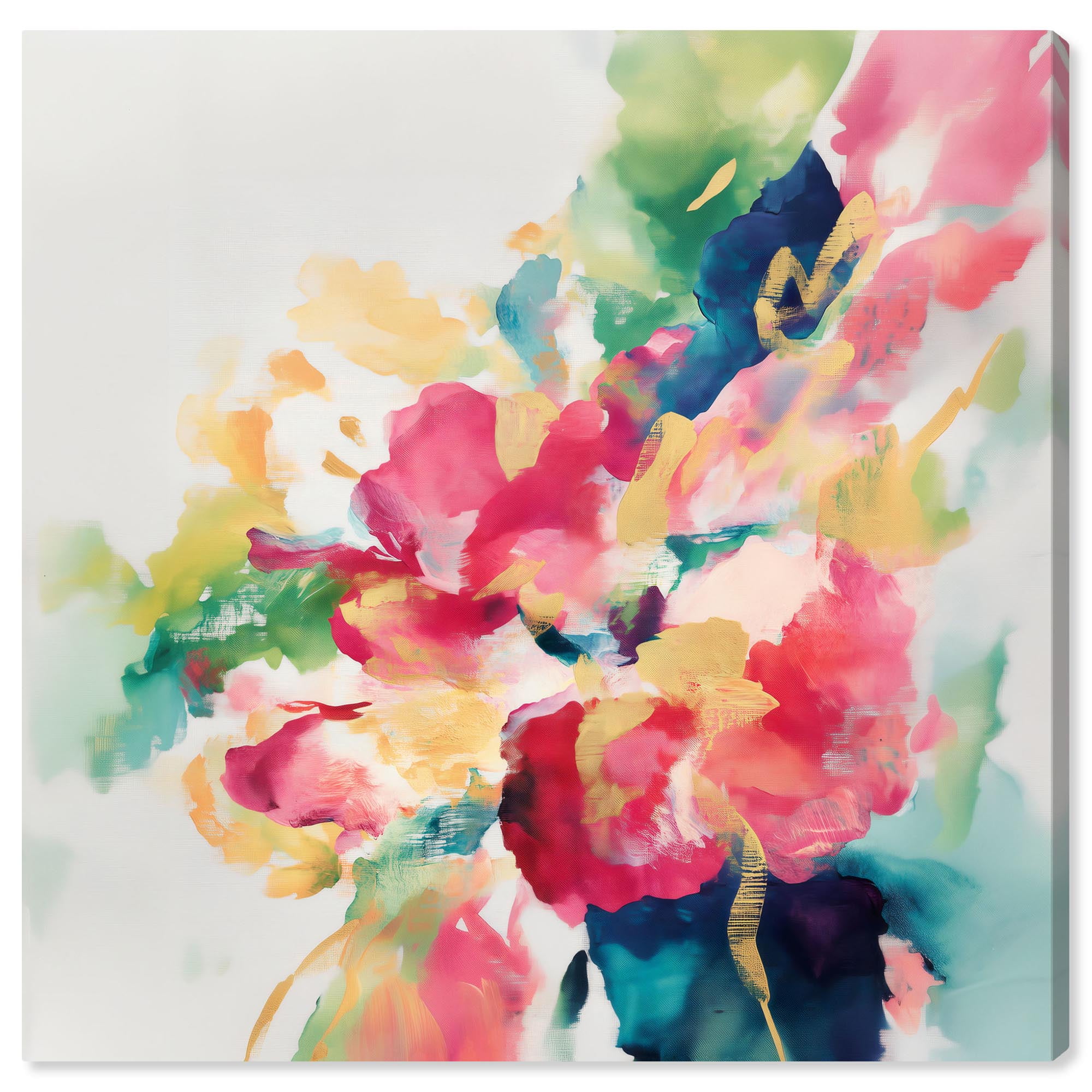 Essence of a Flower I Canvas Colorful Spring Art by Art Remedy, Gallery ...