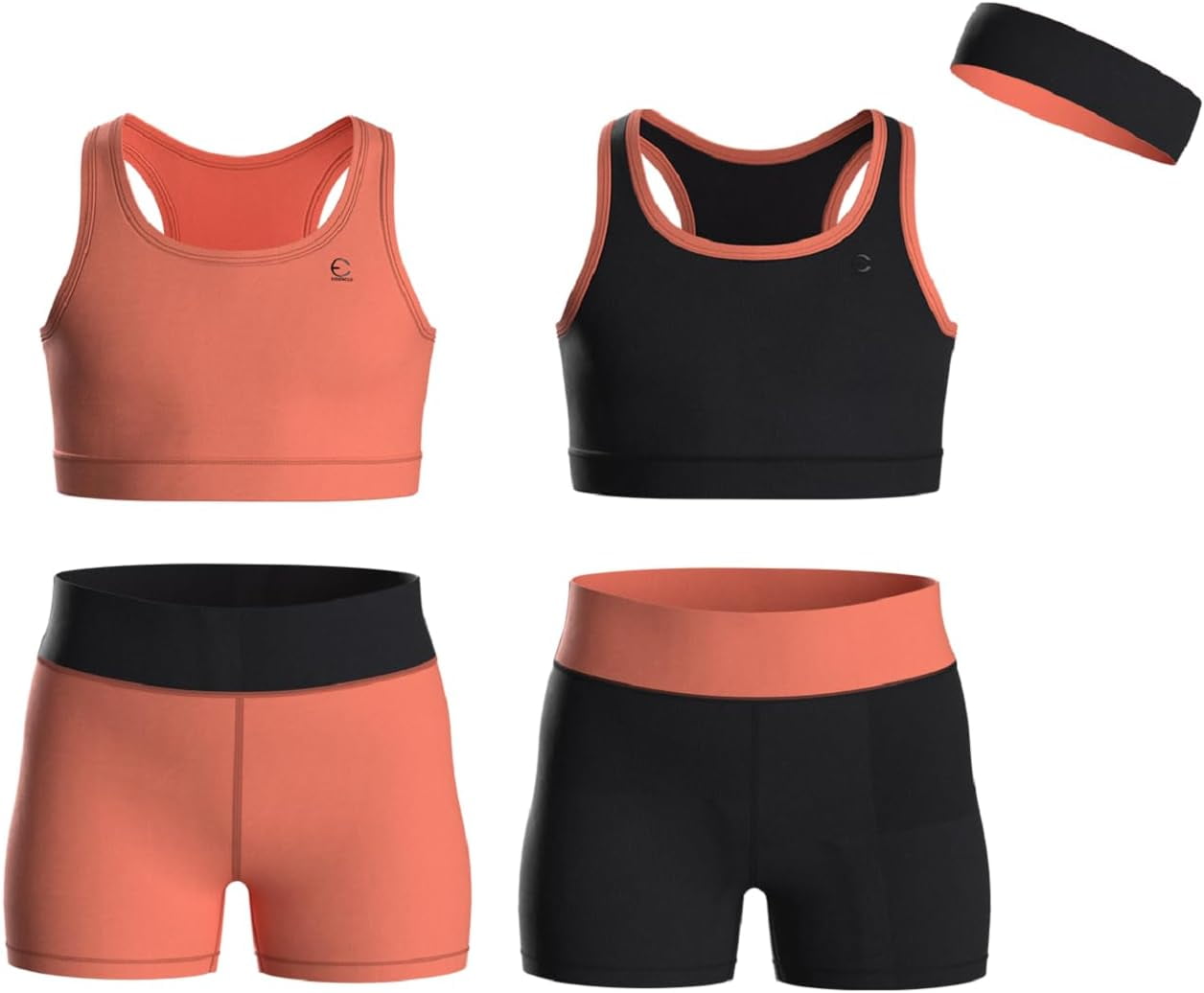 Essenclo Girls Clothing Athletic Sets Sleeveless Crop Tank Tops & Bike ...
