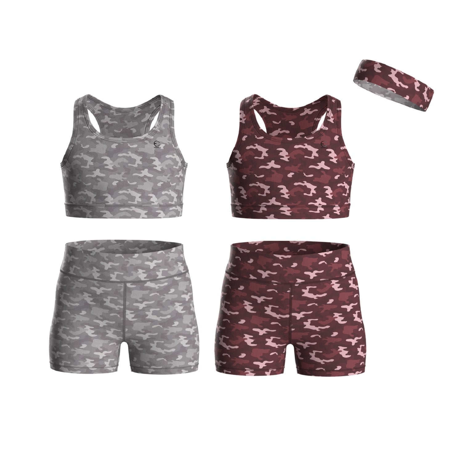 Essenclo Girls Clothing Athletic Sets Sleeveless Crop Tank Tops & Bike ...