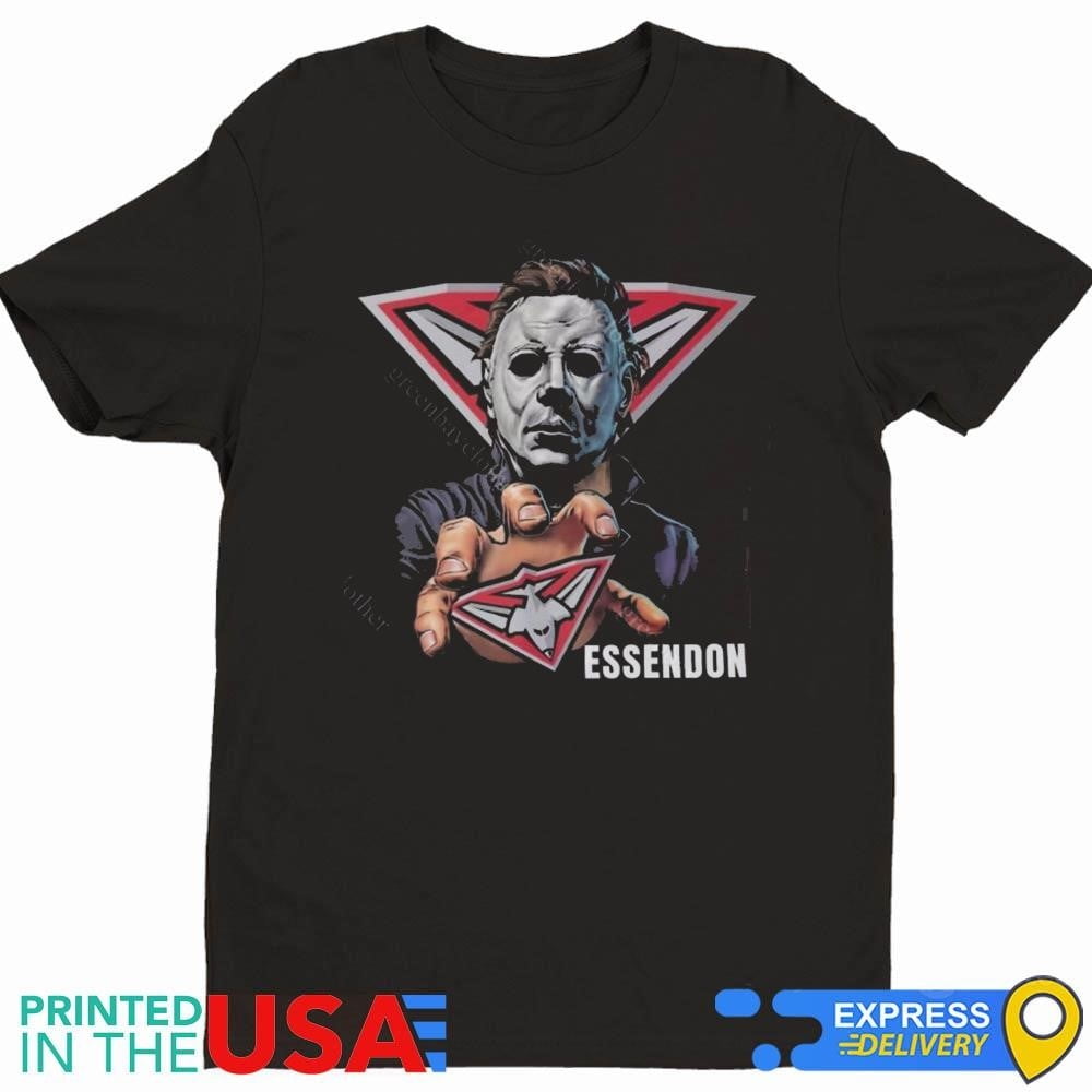 Essendon Bombers Football Club Afl Halloween Michael Myers Shirt ...