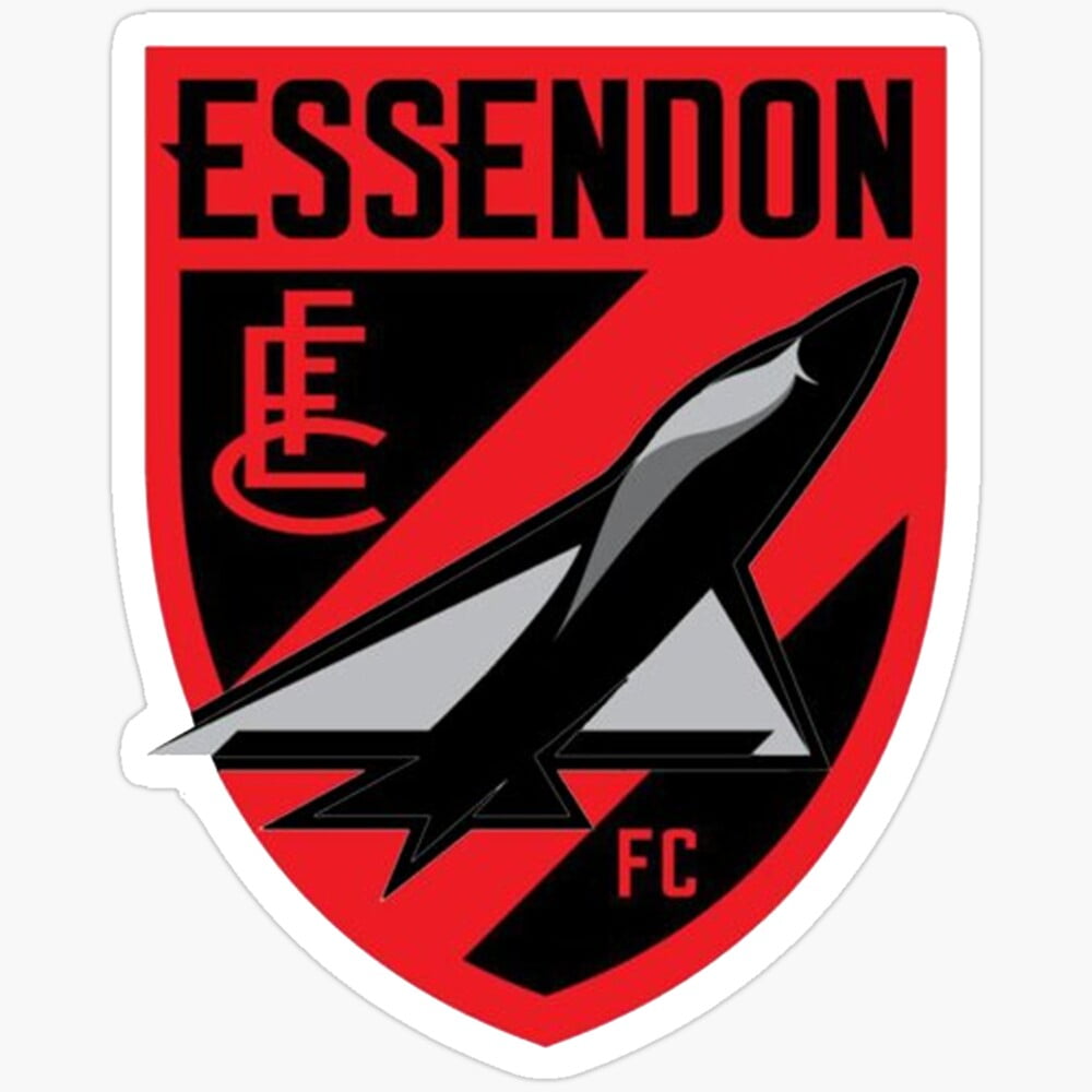 Essendon Football Club Sticker Phone Decal Water Bottle Stickers Car ...