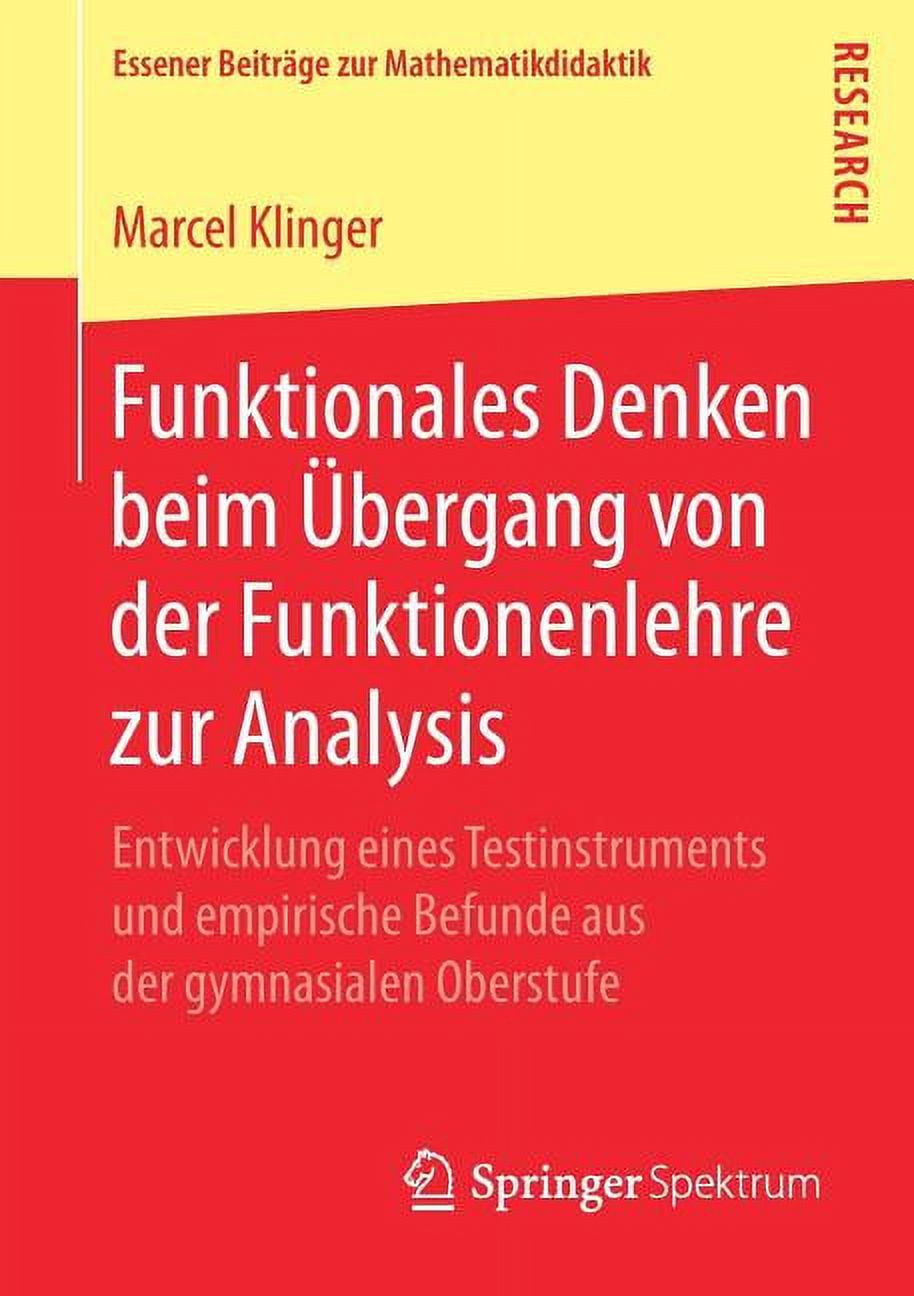 Essener Beiträge Zur Mathematikdidaktik: Funktionales Denken Beim ...