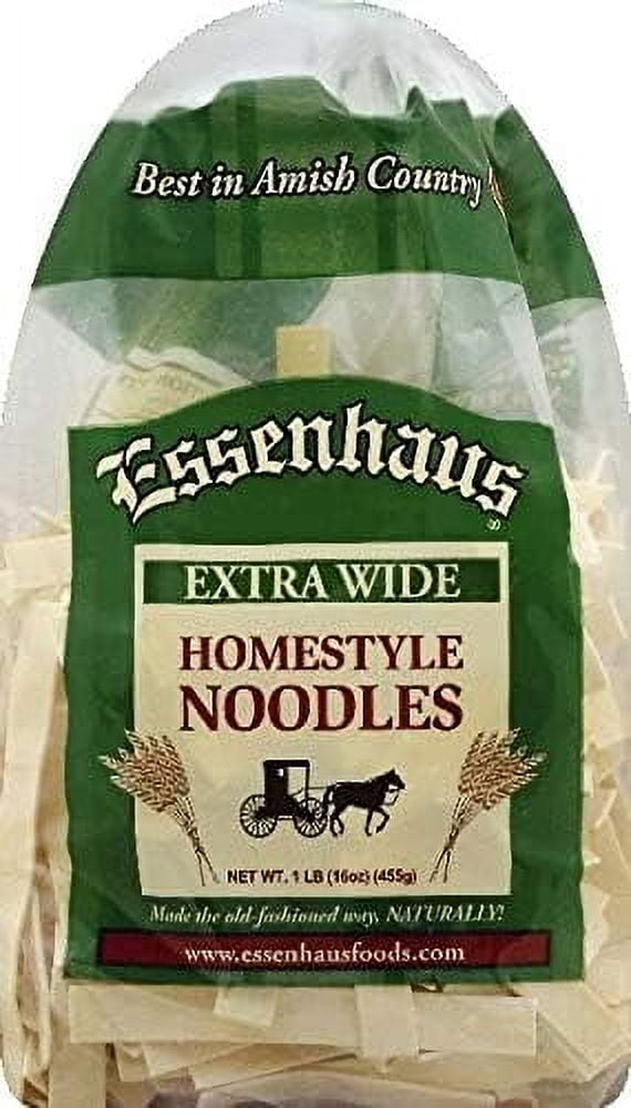 Essenhaus Extra Wide Noodles 16 oz (Pack of 12) - Walmart.com