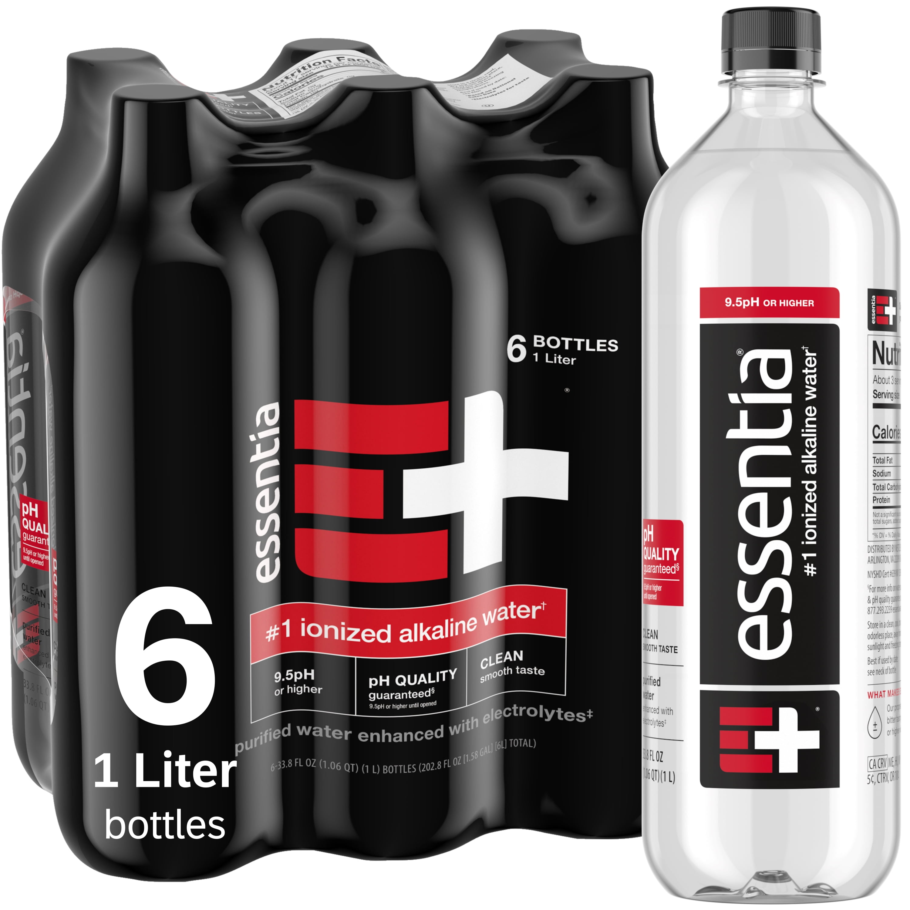 Essentia Bottled Water in Alkaline Water - Walmart.com