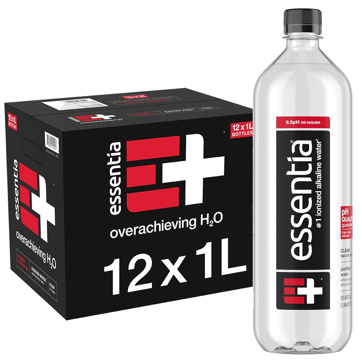 Essentia Water Bottled, Ionized Alkaline Water:99.9% Pure, Infused With ...