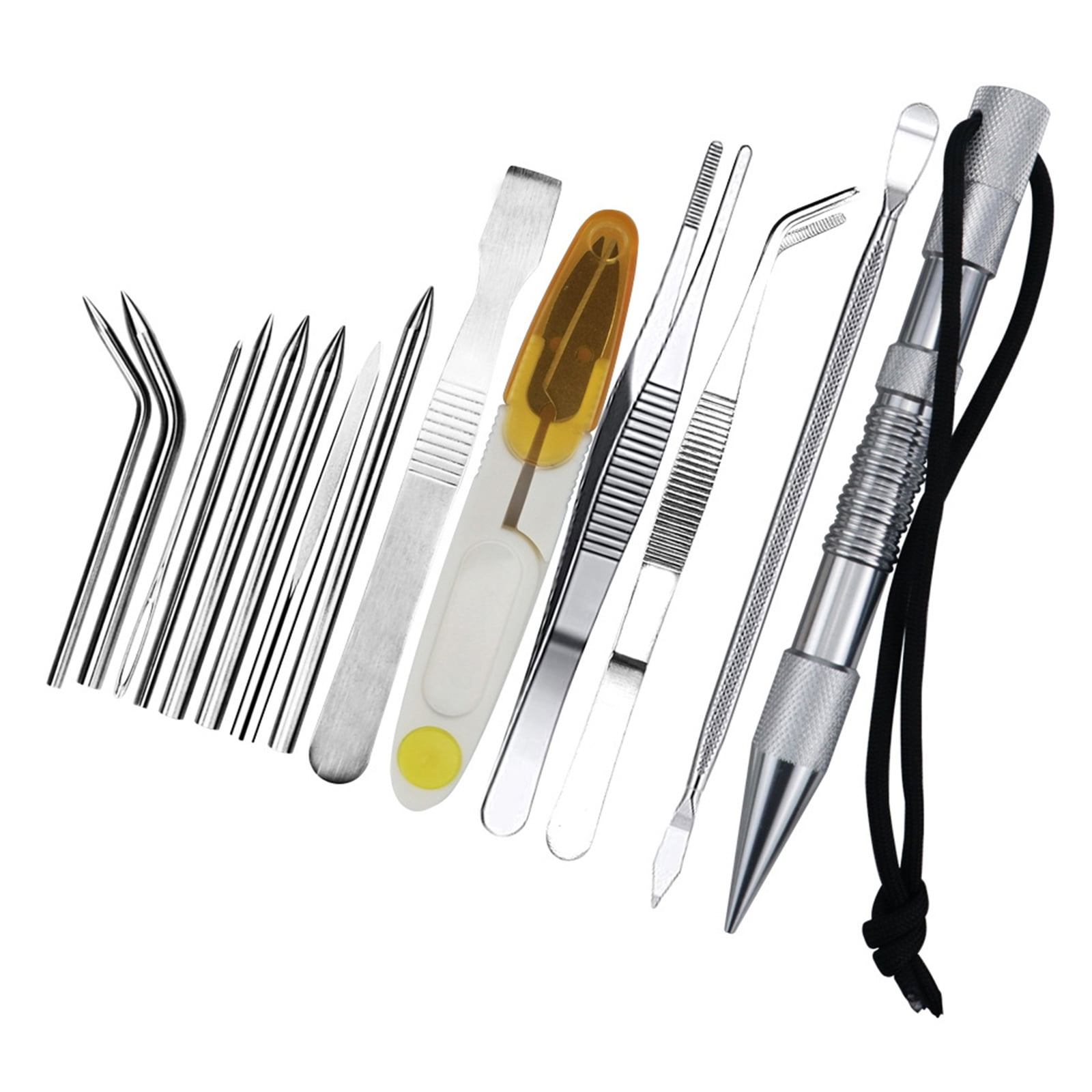 Essential 14Pcs Camping Tool Set with Strong Paracords Needle for Tent ...