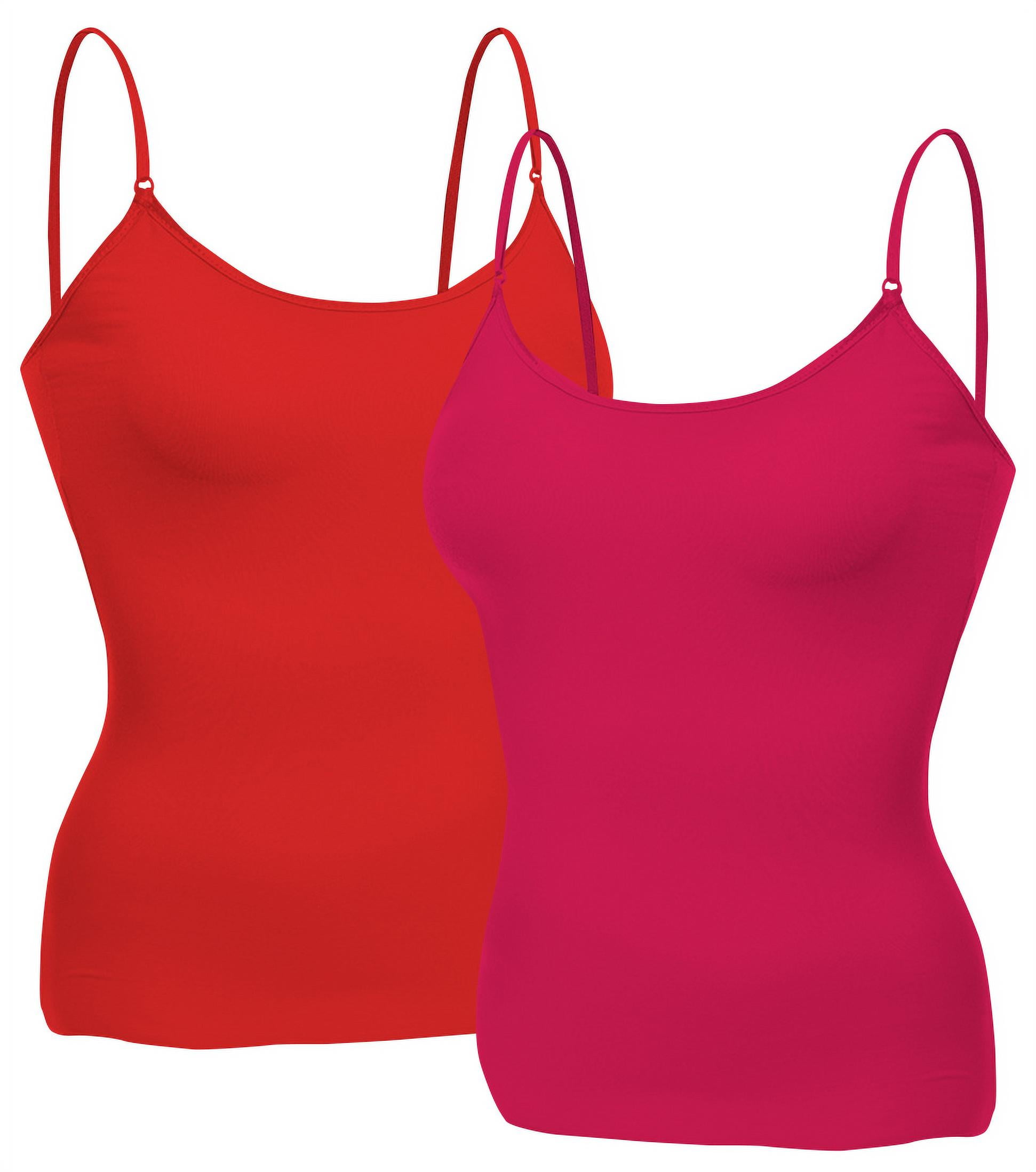 Essential Basic Women Layering Basic Short Camisole Cami Adjustable ...