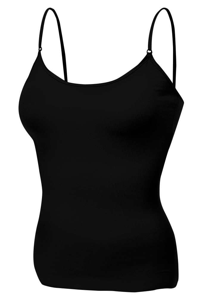 Essential Basic Women Layering Basic Short Camisole Cami Adjustable ...