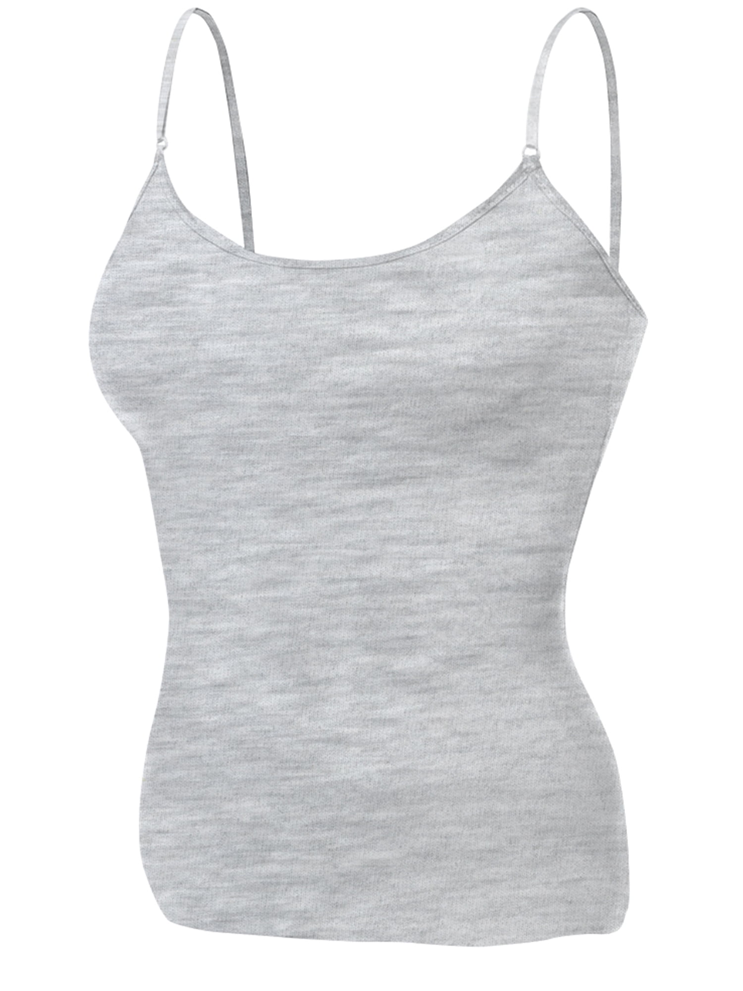 Essential Basic Women Layering Basic Short Camisole Cami Adjustable ...