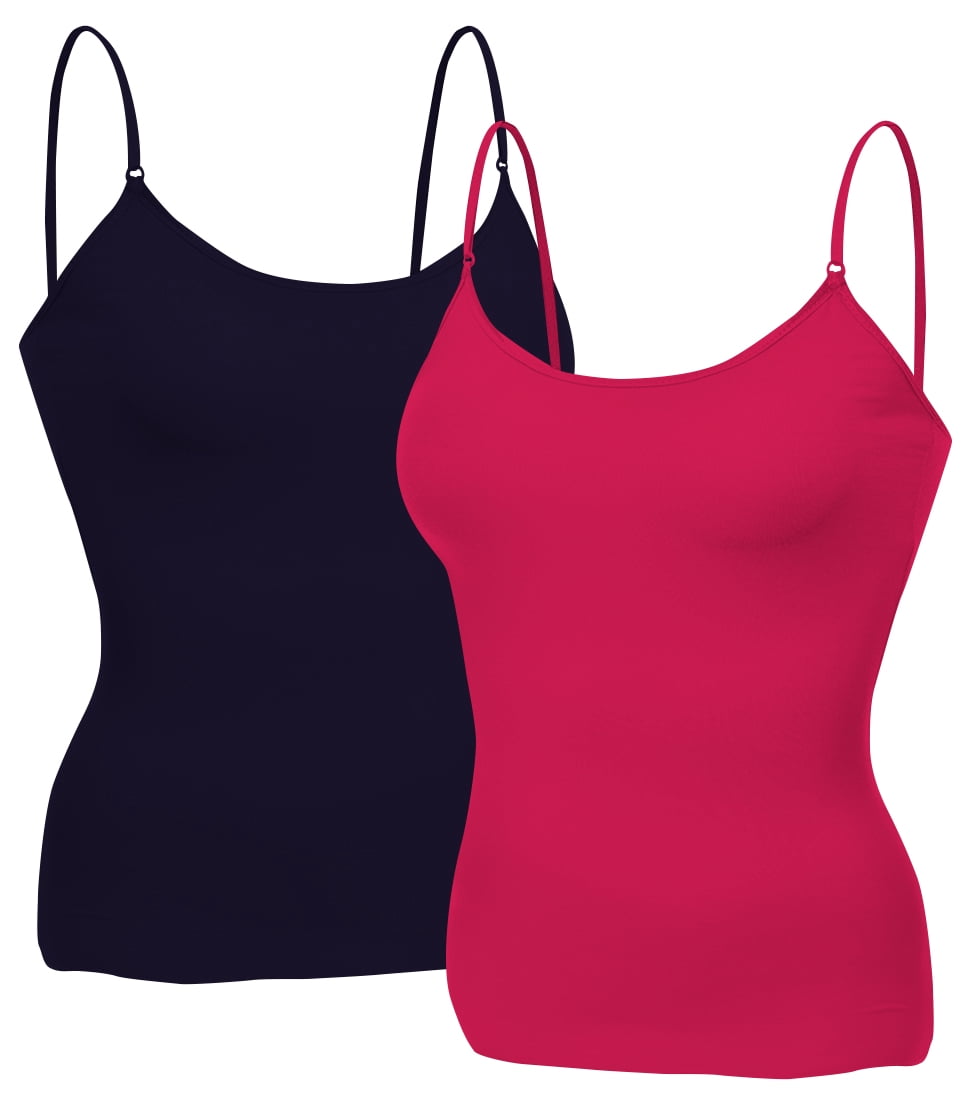Essential Basic Women Layering Basic Short Camisole Cami Adjustable ...