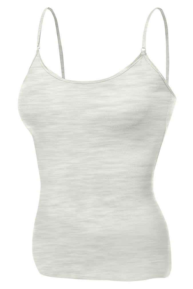 Essential Basic Women Layering Basic Short Camisole Cami Adjustable ...