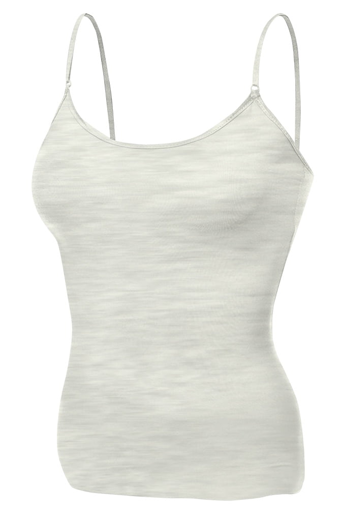 Essential Basic Women Layering Basic Short Camisole Cami Adjustable ...