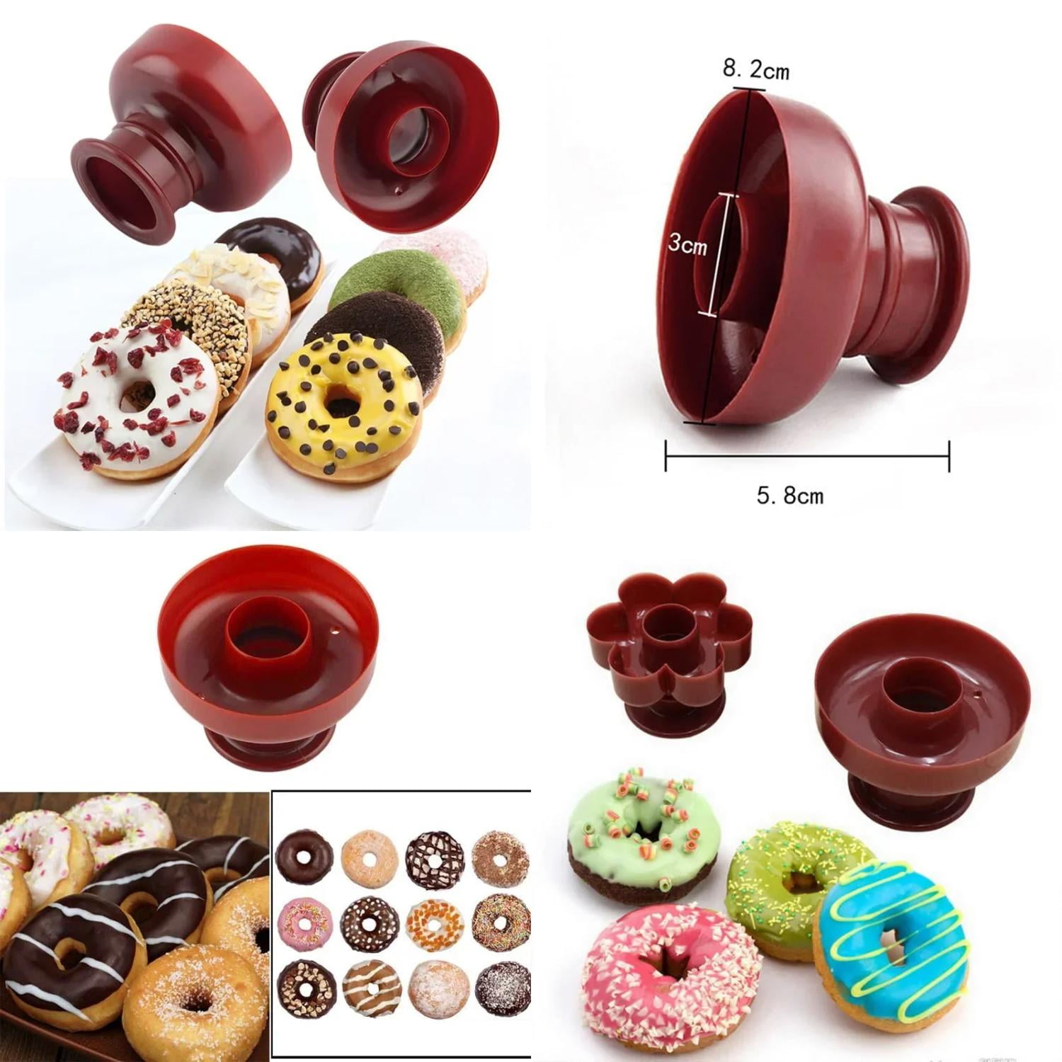 Essential Beautiful Floral Shaped Round Donut Maker Cutter - Crafting ...