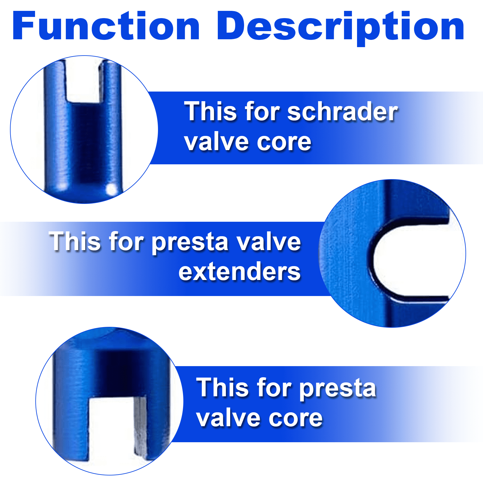 Essential Bike Repair Kit for Quick Core Removal Presta Valve Core Tool ...