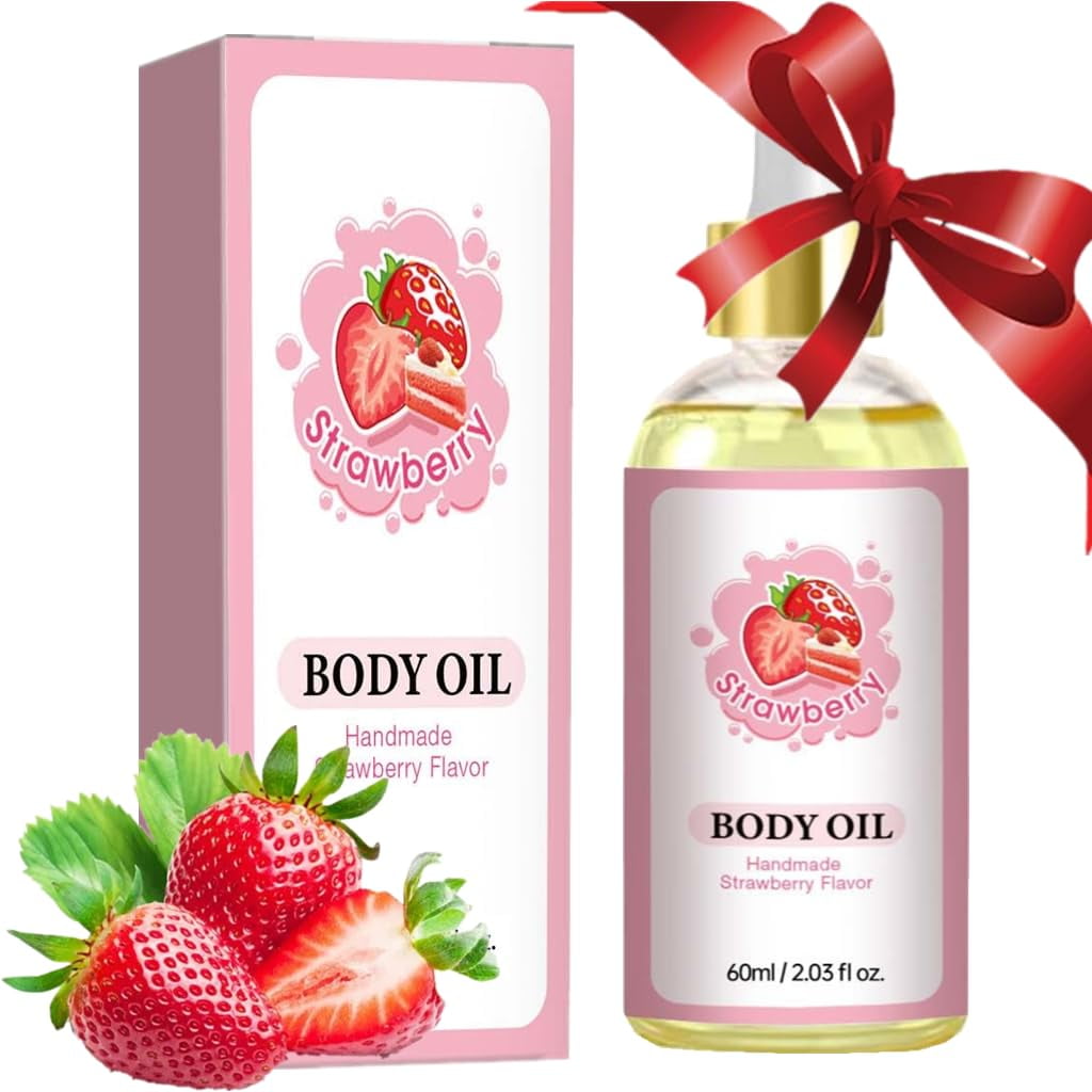 Essential Body Juice Oil, Body Juice Oil Strawberry, 100% Natural ...