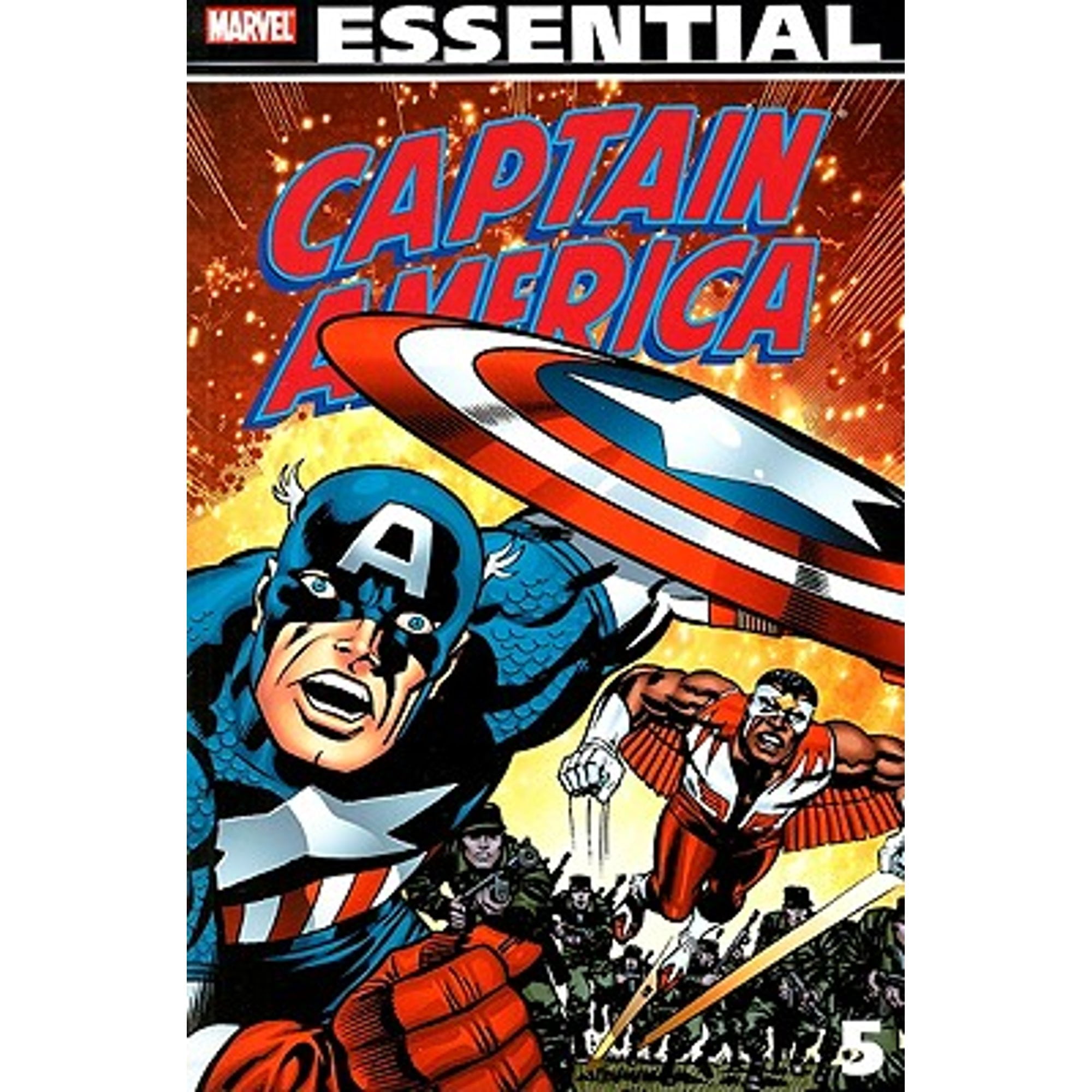 Essential Captain America Vol.5 (Paperback) by Marv Wolfman, Bill ...