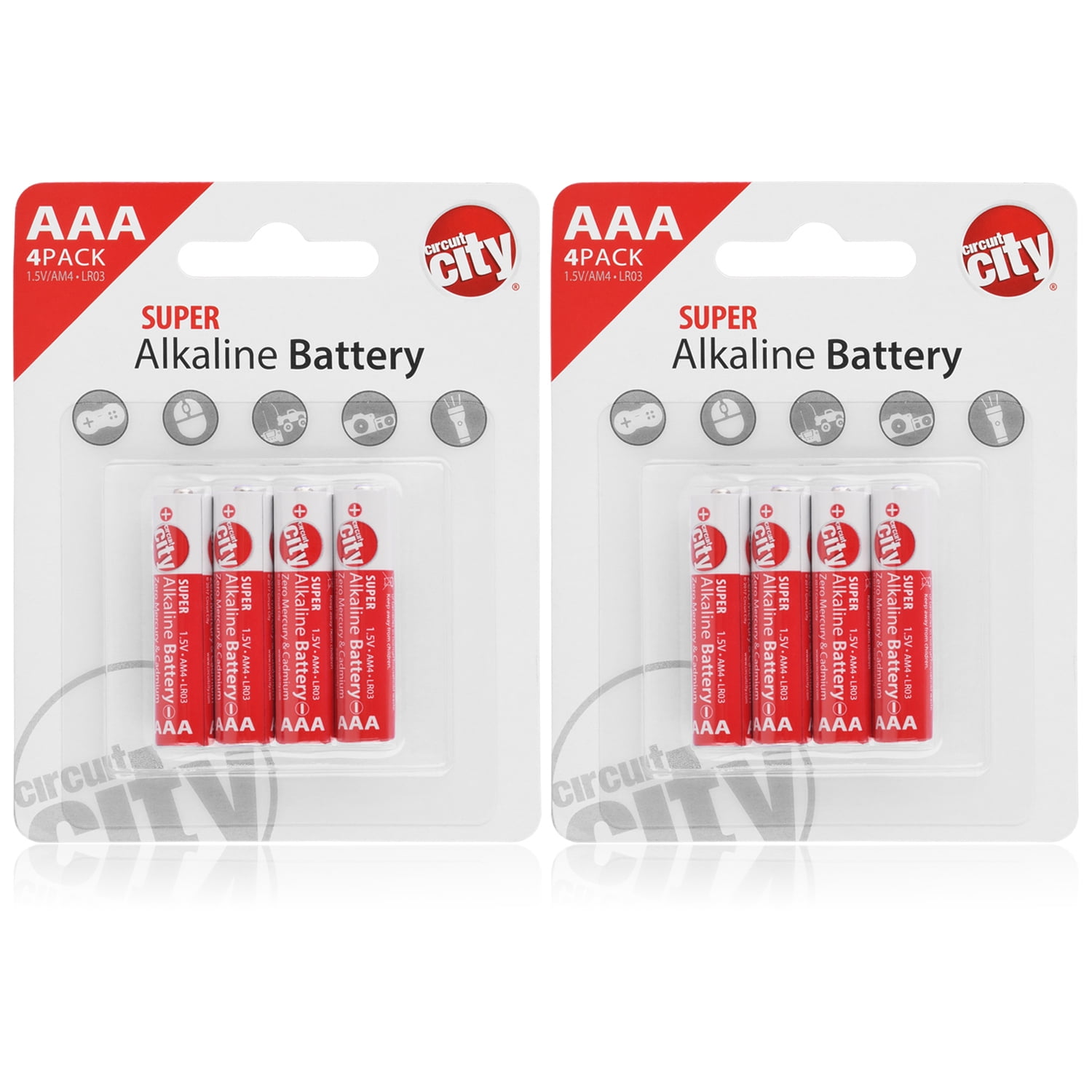 Circuit City Batteries for Warehouse Breakroom - Walmart Business Supplies
