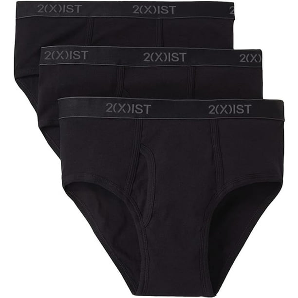Essential Cotton Fly Front Brief 3-Pack - Walmart.com