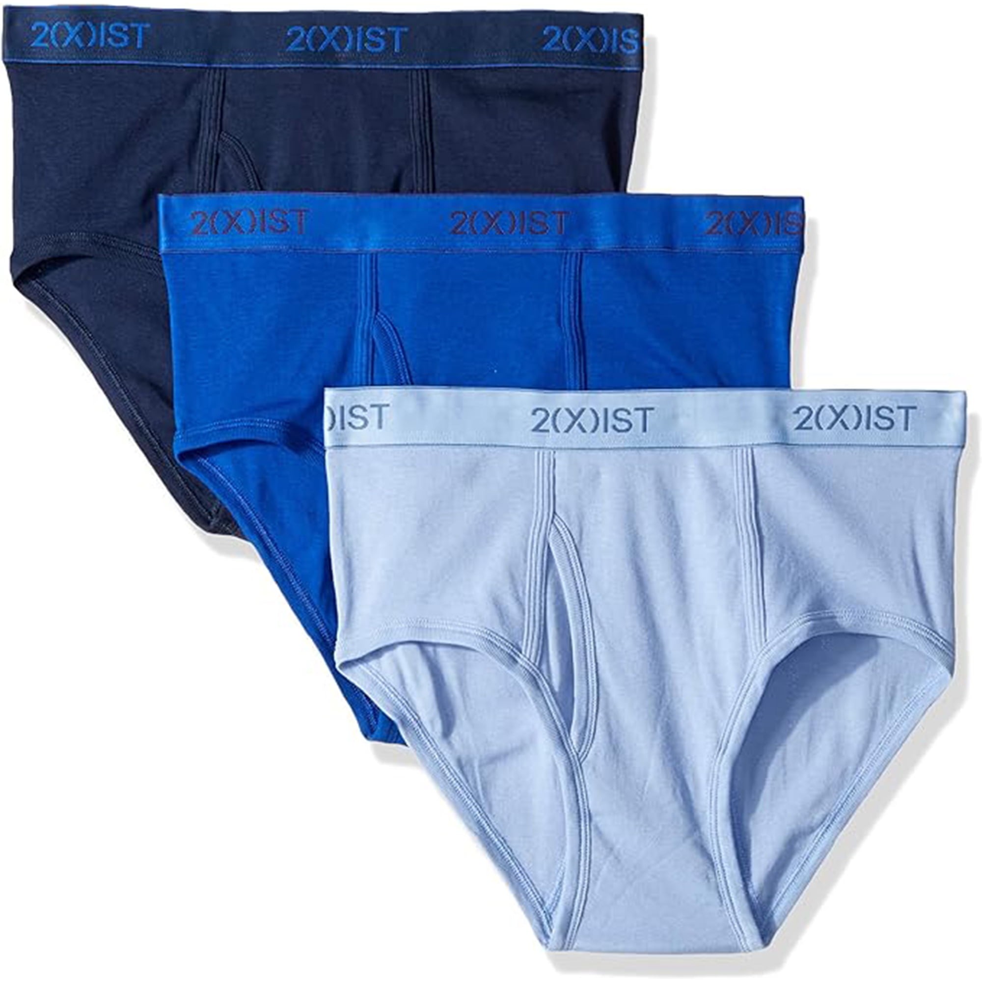Essential Cotton Fly Front Brief 3-Pack - Walmart.com