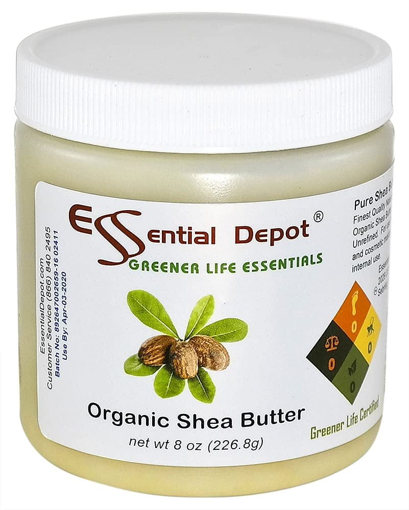 Essential Depot Shea Butter - Grade A - 8 oz - Organic - Unrefined - In ...